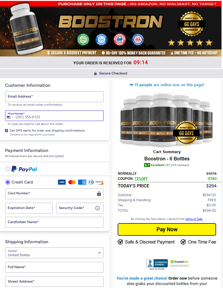 Boostron™ | Official Website | Male Enhancement